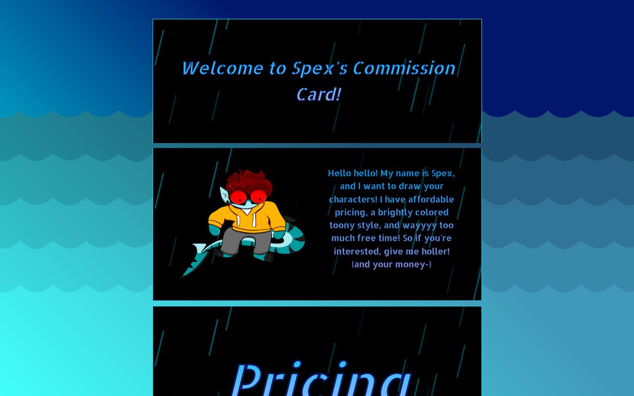 Commission Card